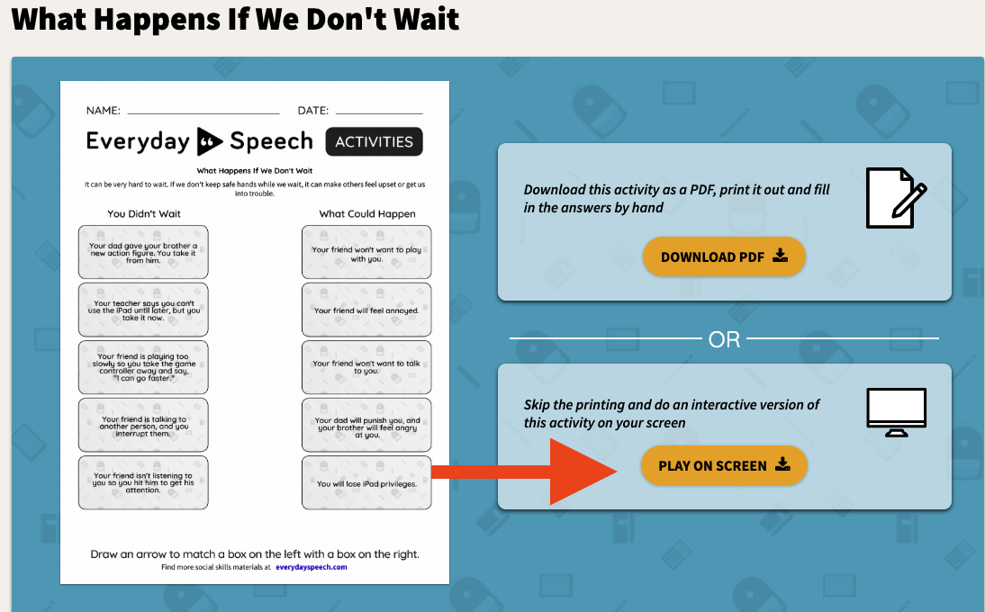 Using Everyday Speech in a Remote Learning Environment | Everyday Speech