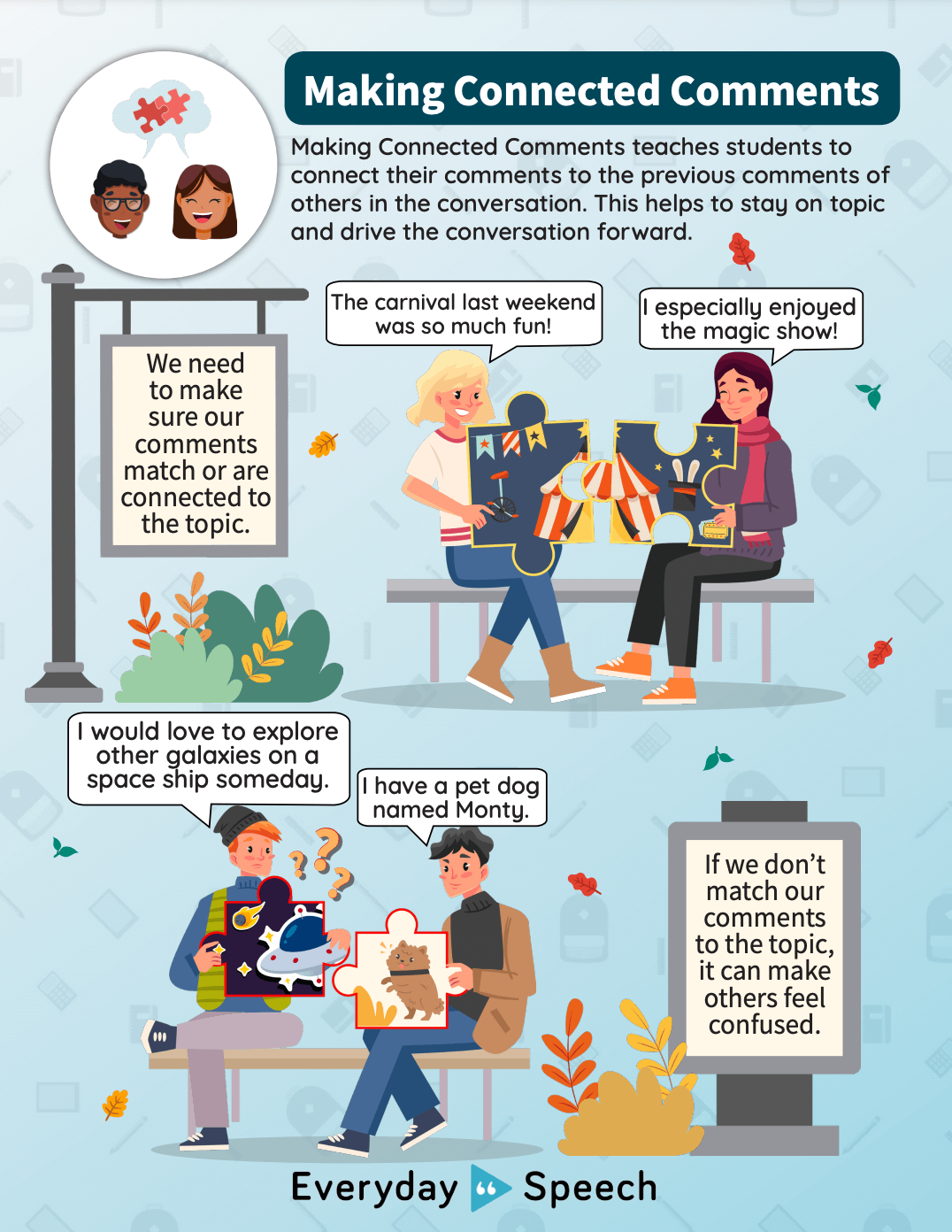 Free Middle School Conversation Topics Material | Everyday Speech