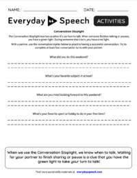 Free High School Basic Conversation Skills Material | Everyday Speech