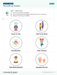 Free Preschool Self-Regulation Skills Material | Everyday Speech
