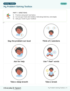 Free Preschool Problem-Solving Activity | Everyday Speech