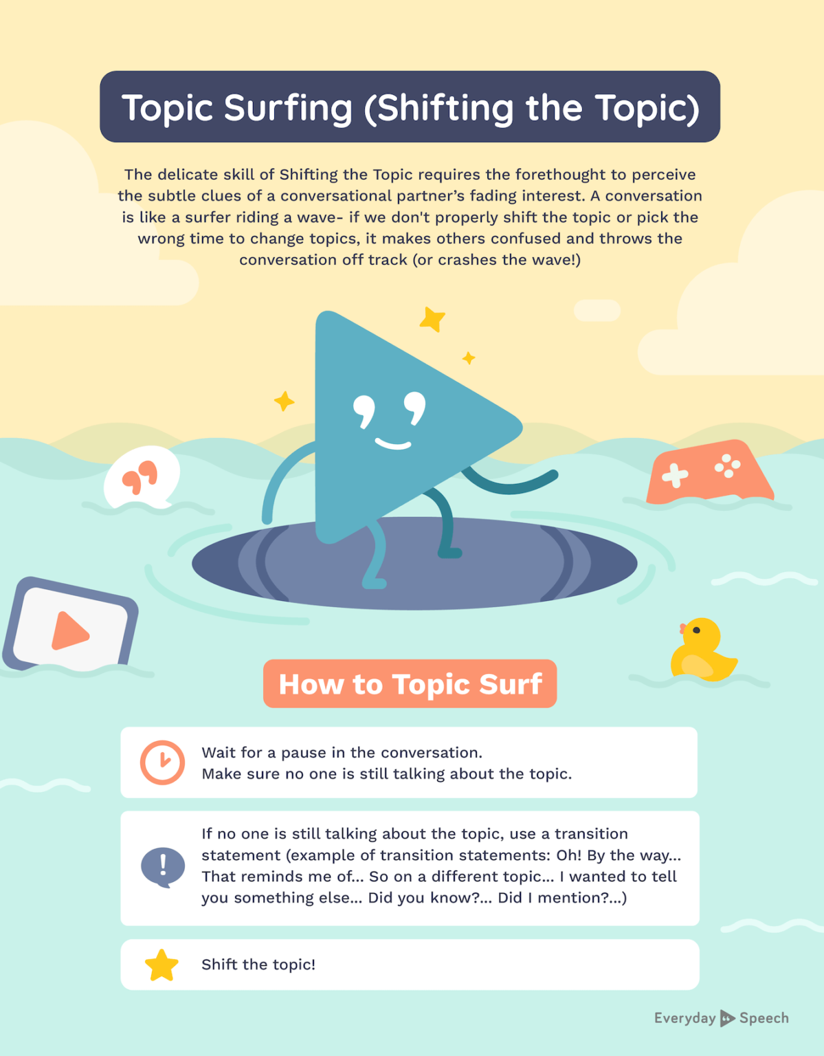 Free Conversation Skills PDF for Middle School | Everyday Speech