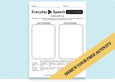 Free High School Worksheet: Teach Students How to Practice Positive ...