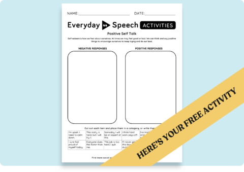 Free High School Worksheet: Teach Students How to Practice Positive ...