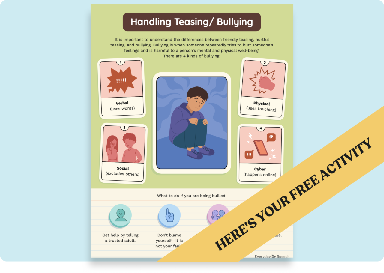 Free Poster for Bullying Prevention: Give Students a Simple Plan for ...