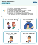 Asking for Help Preschool Lesson