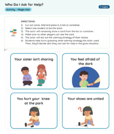 Asking for Help Preschool Lesson