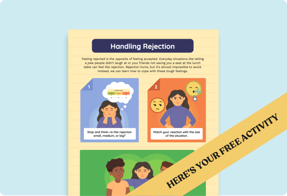 Free High School Poster: How to Handle Rejection with Confidence | Everyday Speech