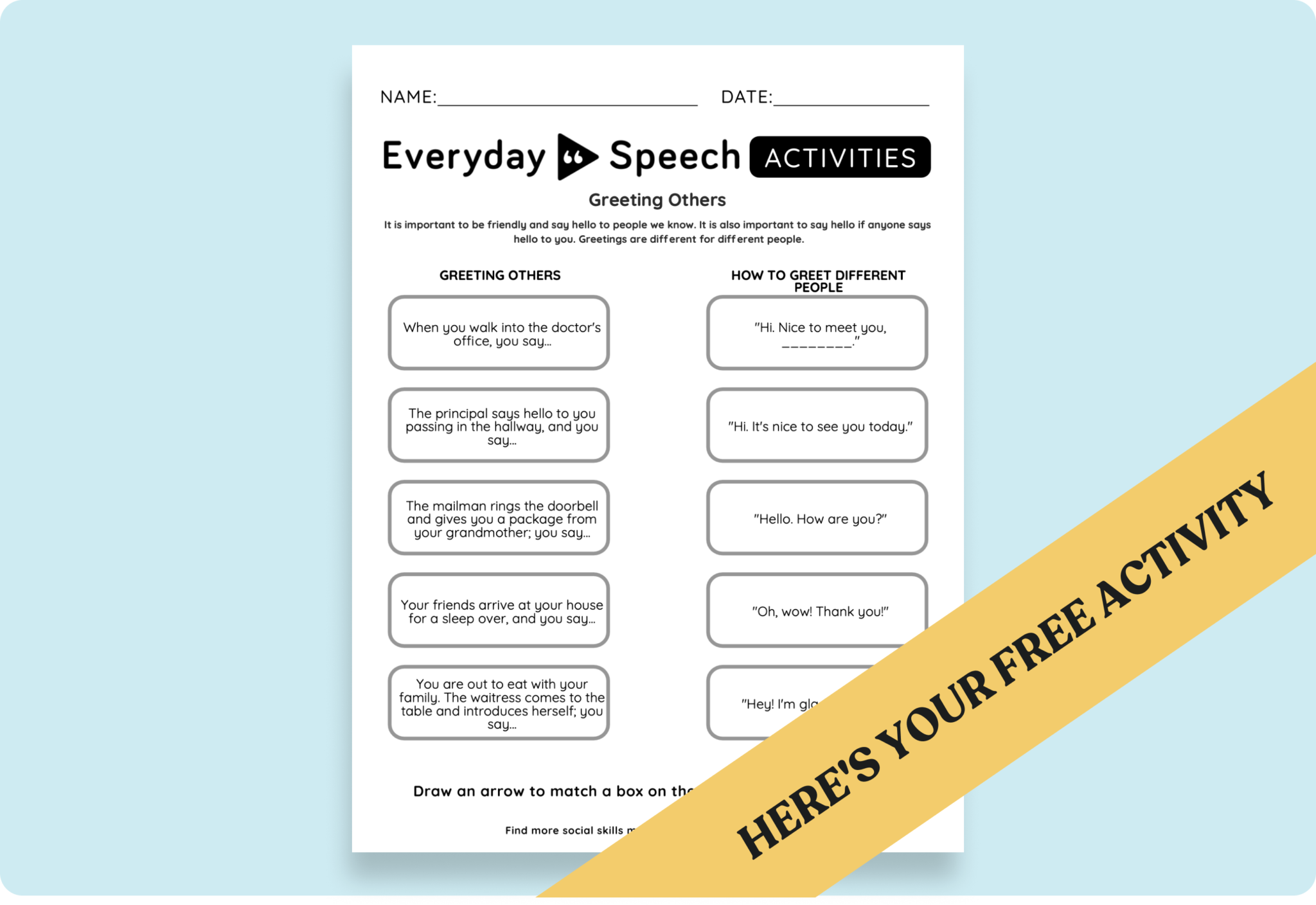 Elementary Conversation Skills Lesson: How to Greet Others | Everyday ...