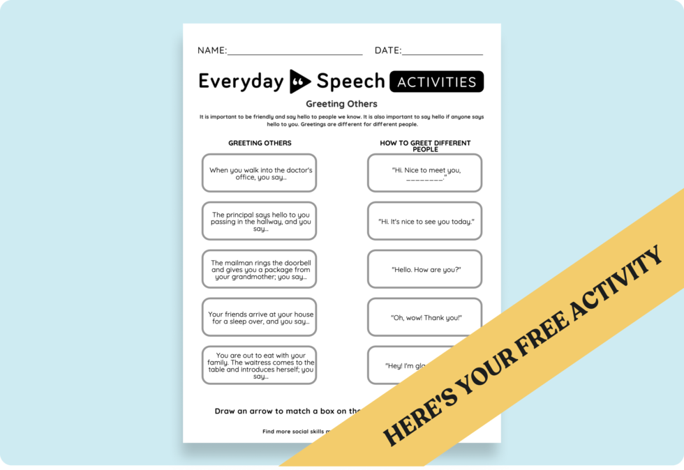 Elementary Conversation Skills Lesson: How to Greet Others | Everyday ...