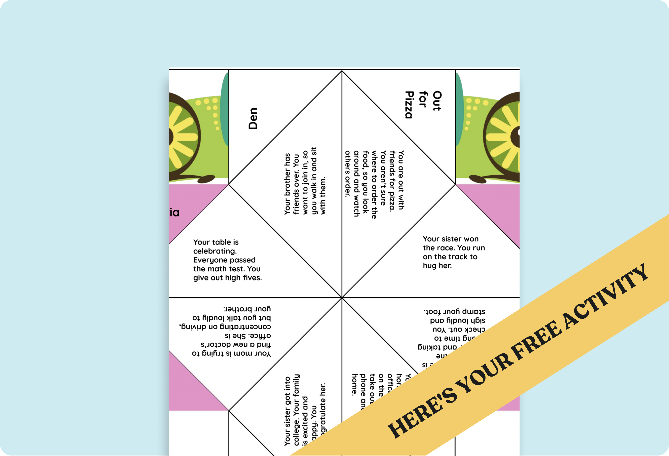 Middle School Situational Awareness Activity: Chameleon Catcher ...
