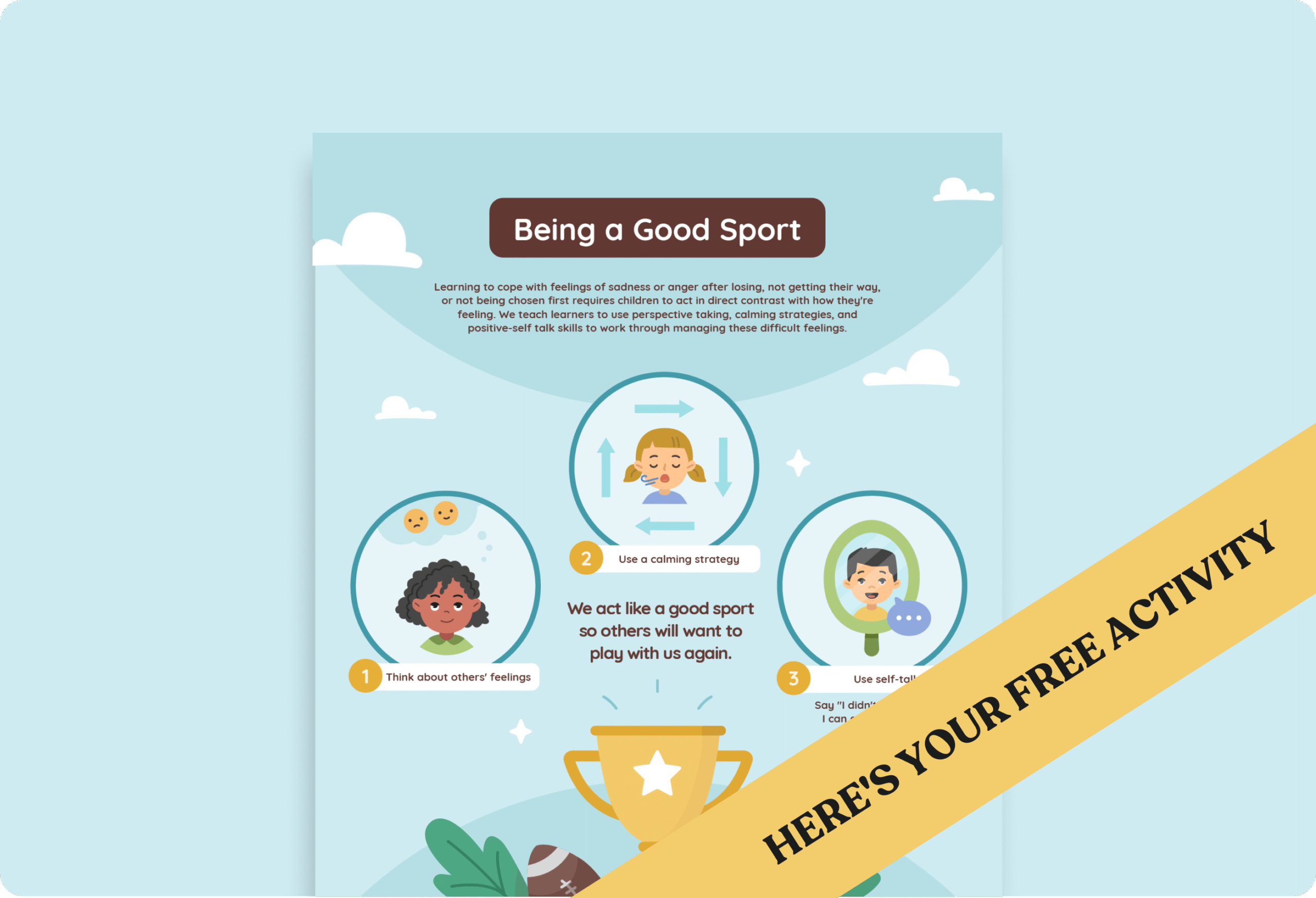 Elementary Play Skills Activity: Being a Good Sport | Everyday Speech