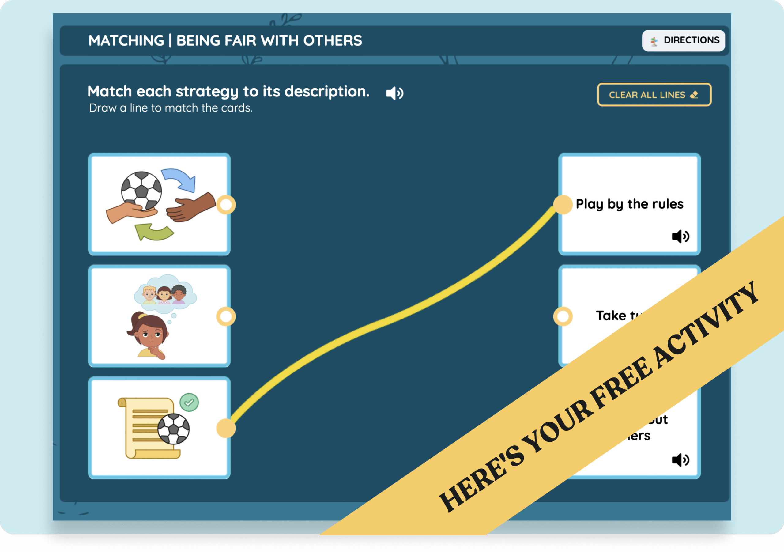 Pre-K & Kindergarten Play Skills Activity: Being Fair with Others ...