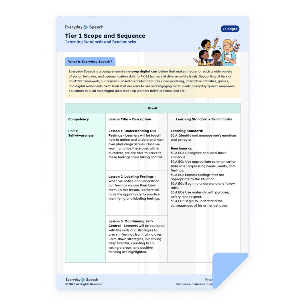 Social Skills Curriculum - Everyday Speech